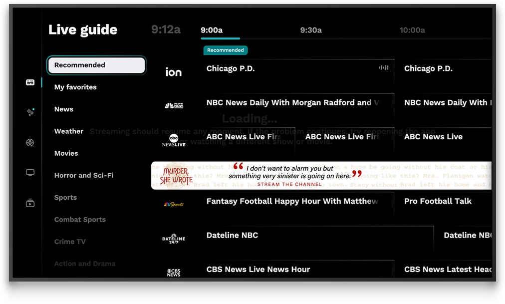 Xumo is IRIS-enabled™